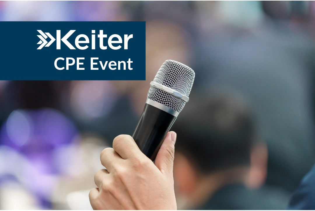 Keiter Knowledge Sharing: 2025 Tax Update | Virginia CPA